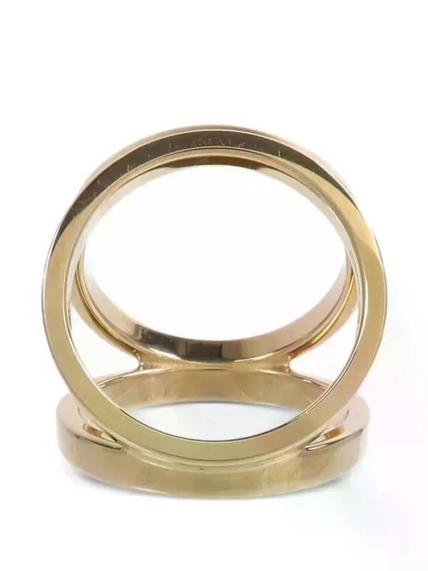 Hermès Trio Interlocking Rings Scarf Ring - Gold