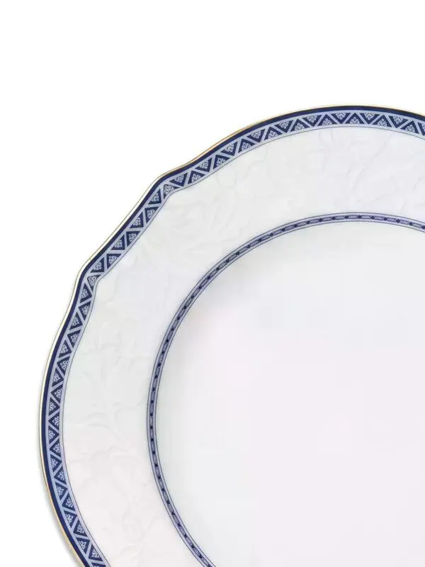 GINORI 1735 Jasmine Floral-embossed Dinner Plate