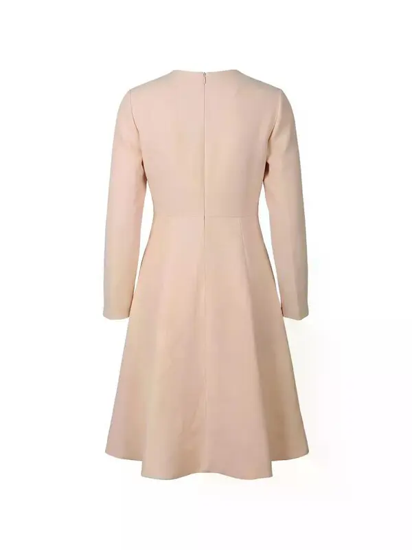 Valentino Garavani V-neck Long-sleeve Dress