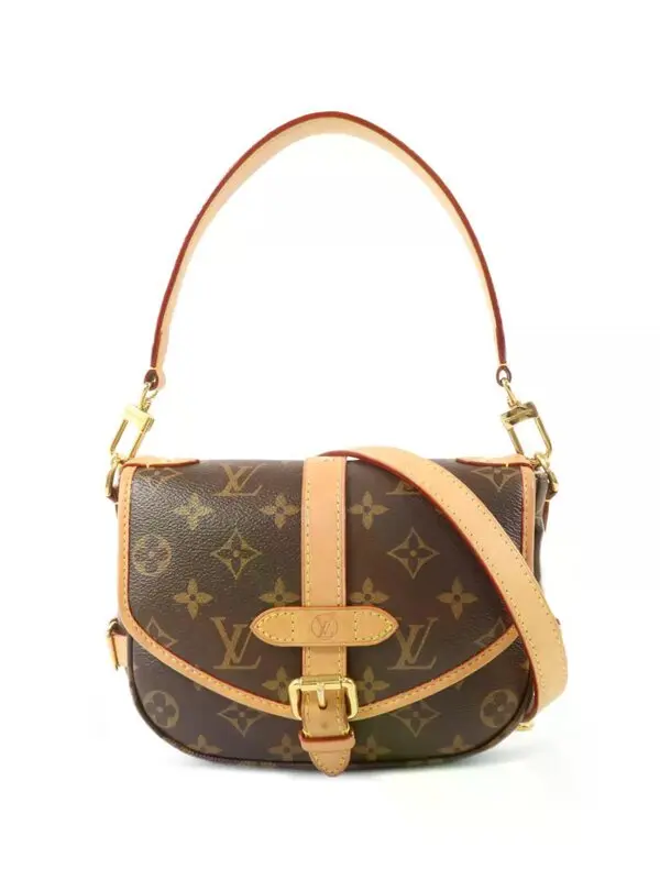 LOUIS VUITTON Monogram Saumur Bb Shoulder Bag - Brown