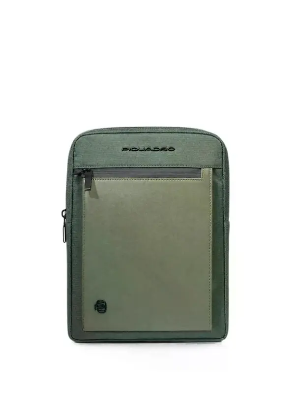 PIQUADRO Logo-plaque Panelled Backpack
