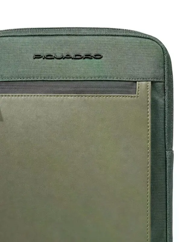 PIQUADRO Logo-plaque Panelled Backpack
