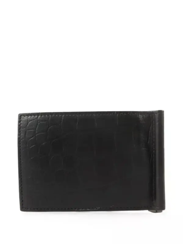 Balenciaga Croc-effect Bifold Wallet