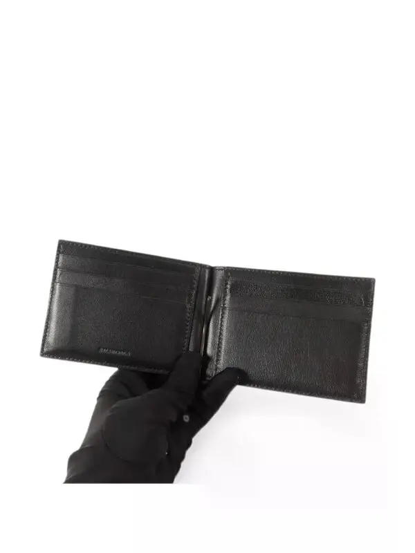 Balenciaga Croc-effect Bifold Wallet