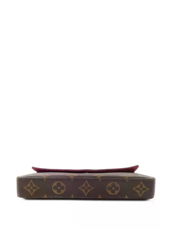 LOUIS VUITTON Monogram Canvas Felicie Pochette Shoulder Bag - Brown