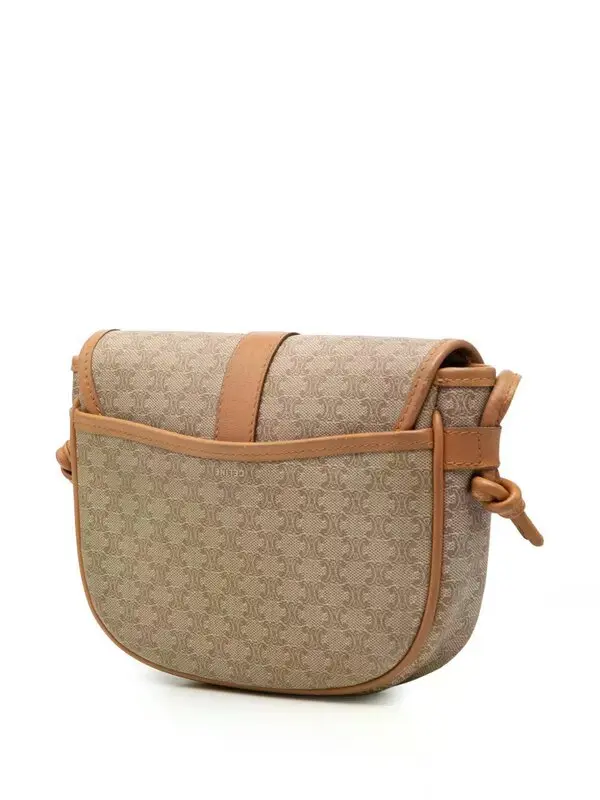 Celine 2007 Macadam Coated Canvas Crossbody Bag