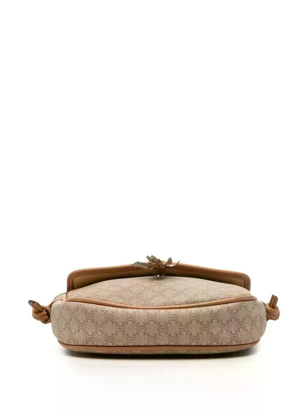 Celine 2007 Macadam Coated Canvas Crossbody Bag