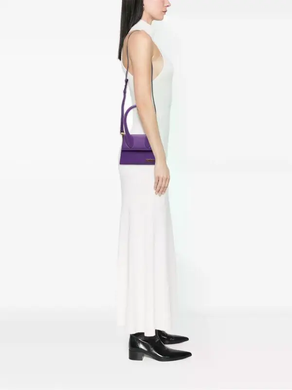 Jacquemus Le Chiquito Moyen Satchel - Purple