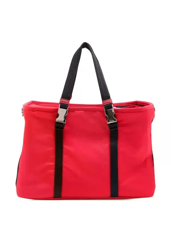 Prada Tessuto Pet Carrier Bag Travel Bag - Red