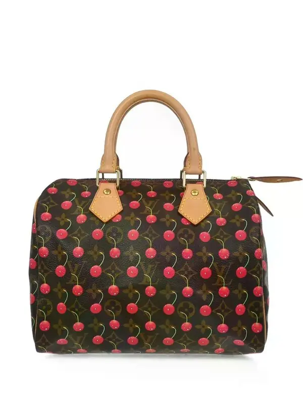 LOUIS VUITTON Monogram Cherry Speedy Tote Bag