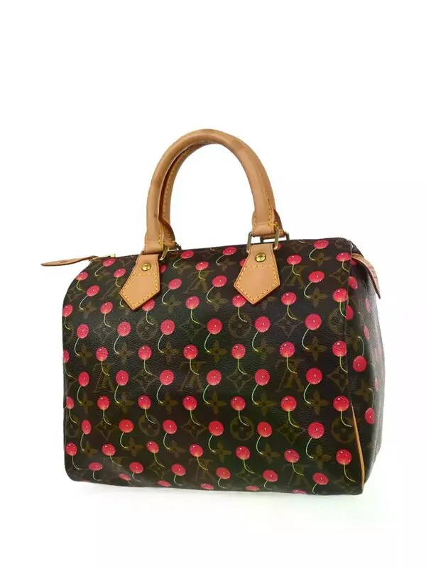 LOUIS VUITTON Monogram Cherry Speedy Tote Bag