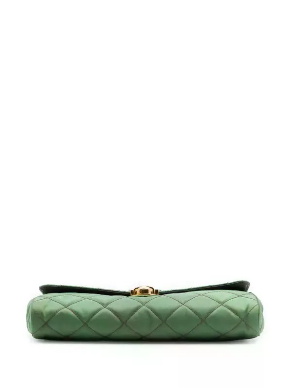 Prada 2010-2026 Impuntu Tessuto Chain Crossbody Bag