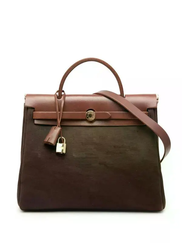 Hermès 2001 Toile Herbag Pm Satchel