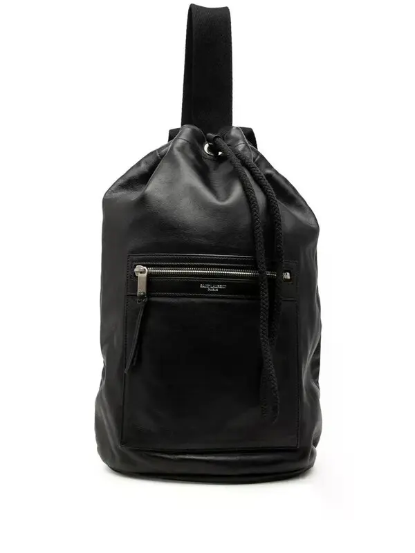 Saint Laurent 2019 Smooth Calfskin City Sailor Backpack - Black