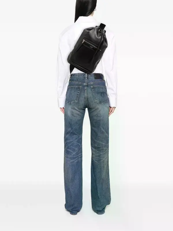 Saint Laurent City Sailor Backpack In Smooth Calfskin