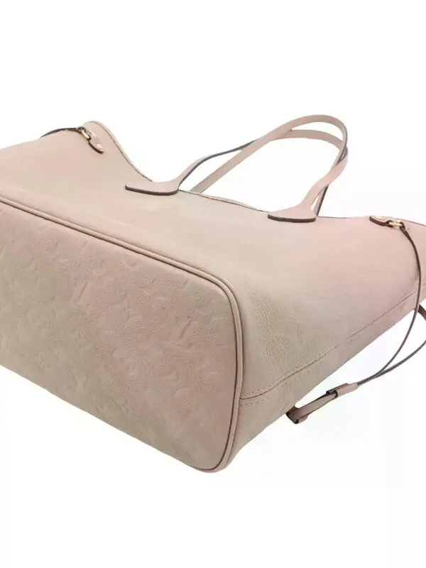 LOUIS VUITTON Monogram Giant Empreinte Neverfull Mm Tote Bag - Neutrals
