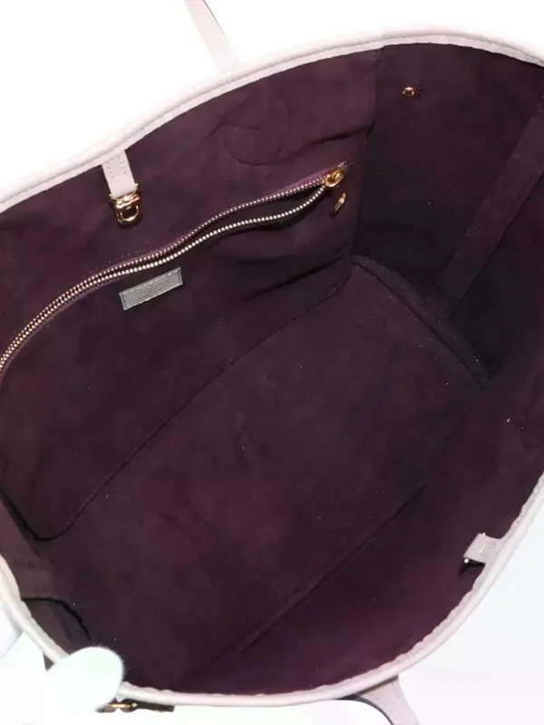 LOUIS VUITTON Monogram Giant Empreinte Neverfull Mm Tote Bag - Neutrals