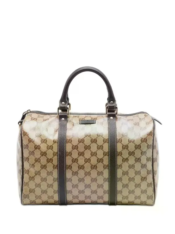 Gucci 2016-2026 Medium Gg Crystal Joy Boston Bag - Neutrals