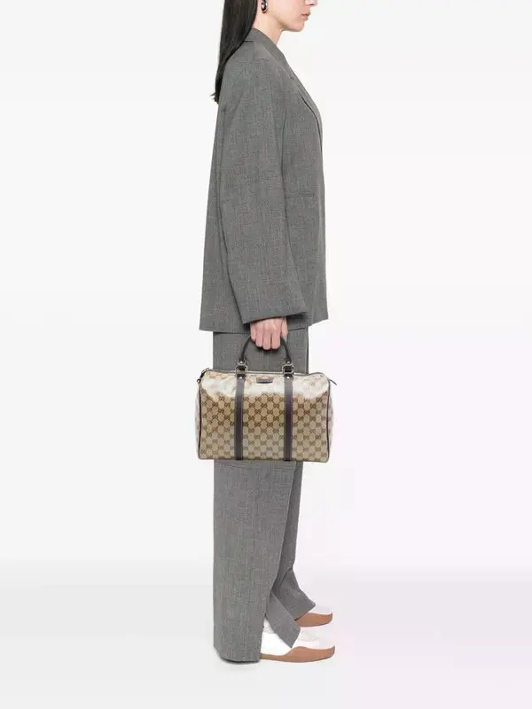 Gucci 2016-2026 Medium Gg Crystal Joy Boston Bag - Neutrals