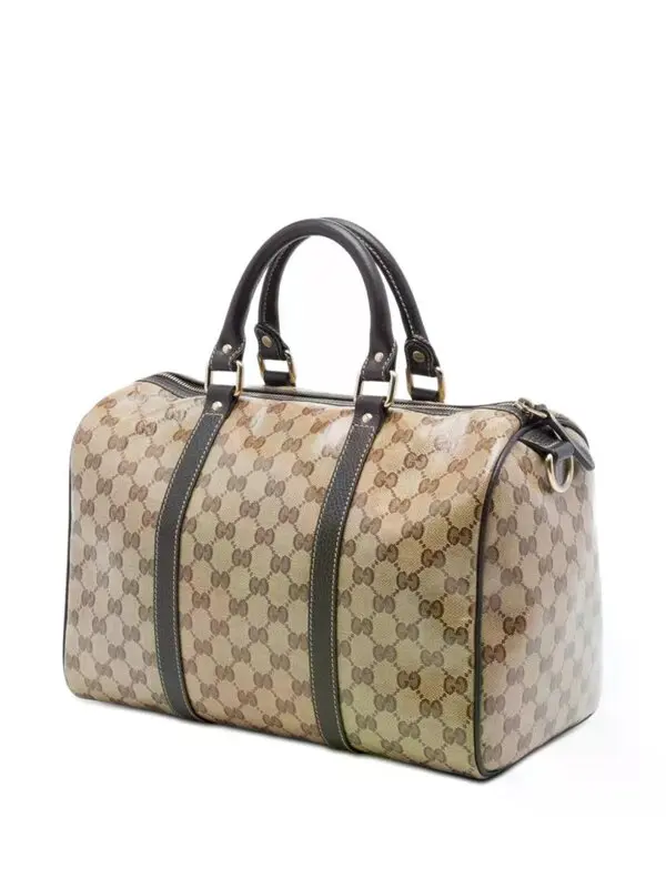 Gucci 2016-2026 Medium Gg Crystal Joy Boston Bag - Neutrals