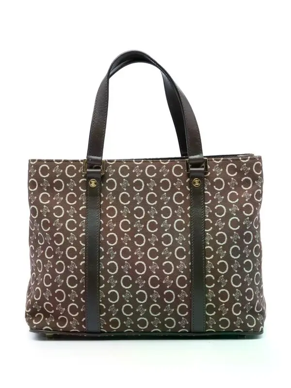 Celine 2000 C Macadam Canvas Tote Bag