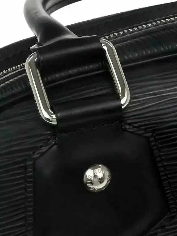 LOUIS VUITTON Epi Leather Bowling Montaigne Tote Bag - Black