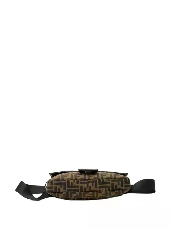 Fendi Zucca Canvas Convertible Baguette Satchel