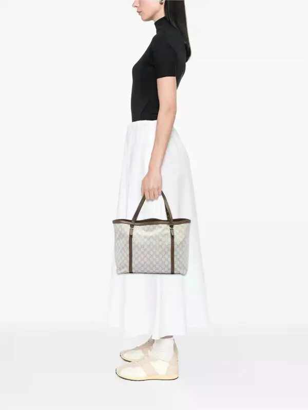 Gucci 2016-2026 Gg Supreme Nice Tote Bag - Brown