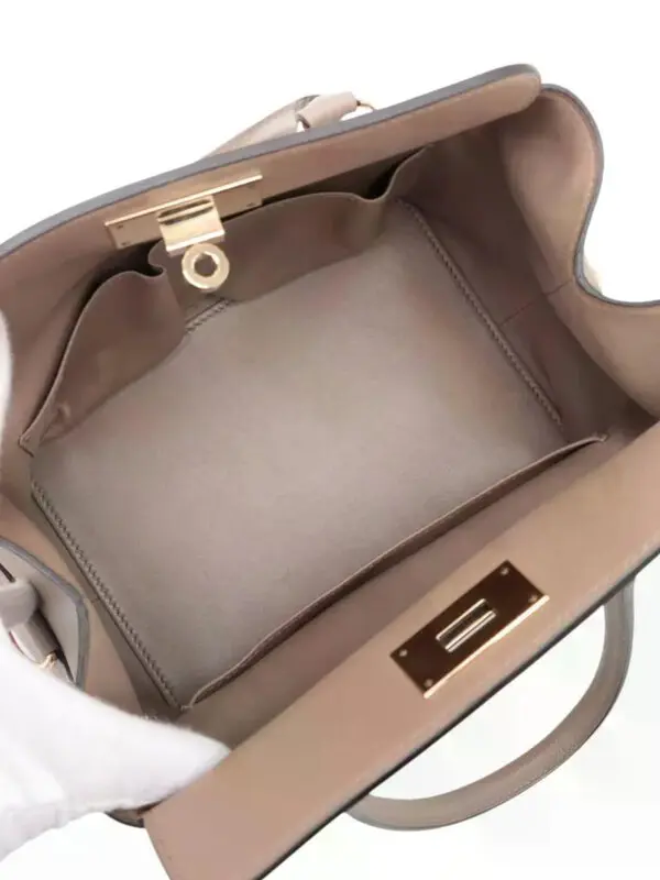 Hermès 2018 Evercolor Toolbox 20 Satchel