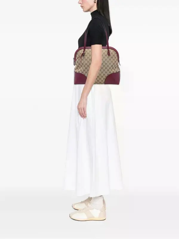 Gucci 2016-2026 Medium Gg Canvas Bree Dome Tote Bag
