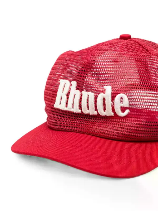 Rhude Logo-embroidered Mesh Cap