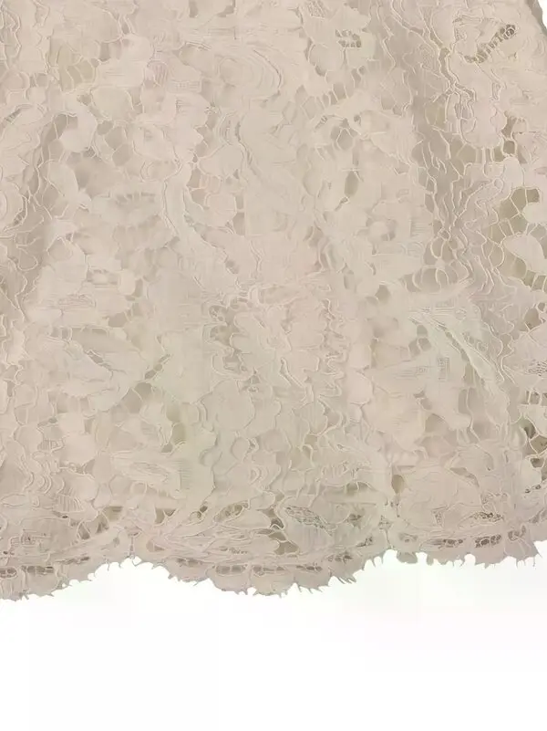Valentino Garavani Lace Overlay Mini Dress
