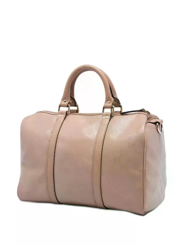 Gucci 2016-2026 Medium Gg Imprime Joy Boston Bag - Brown