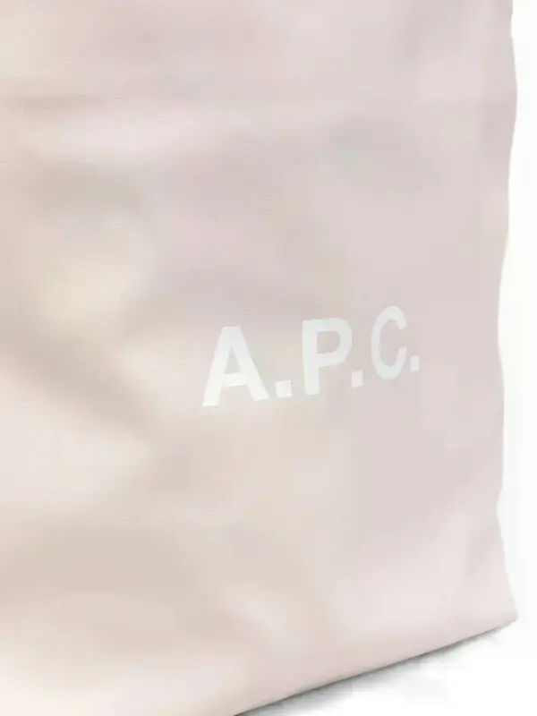 A.p.c. Logo Tote Bag - Neutrals