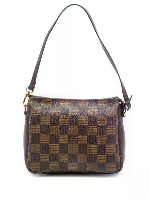 LOUIS VUITTON 2003 Damier Ebene Trousse Pochette Handbag