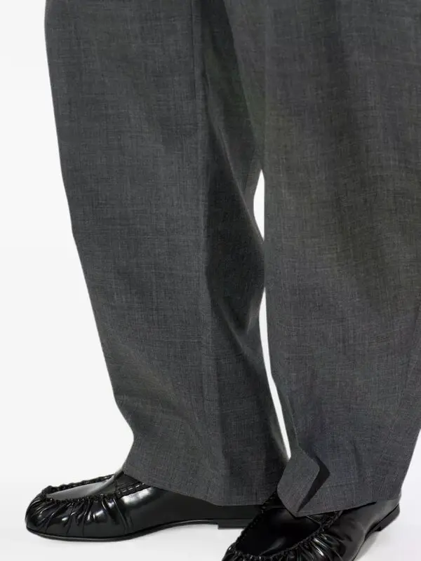 ALOHAS Aven Ruched Leather Loafers
