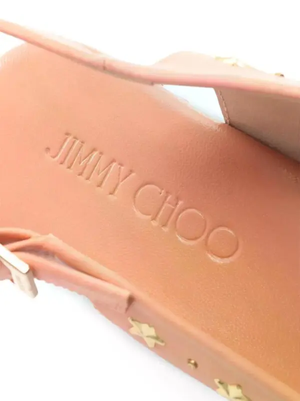 JIMMY CHOO Star-studded Wedge Sandals