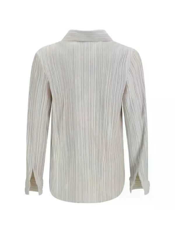 GONGDID DESIGN Plissé Long-sleeve Shirt