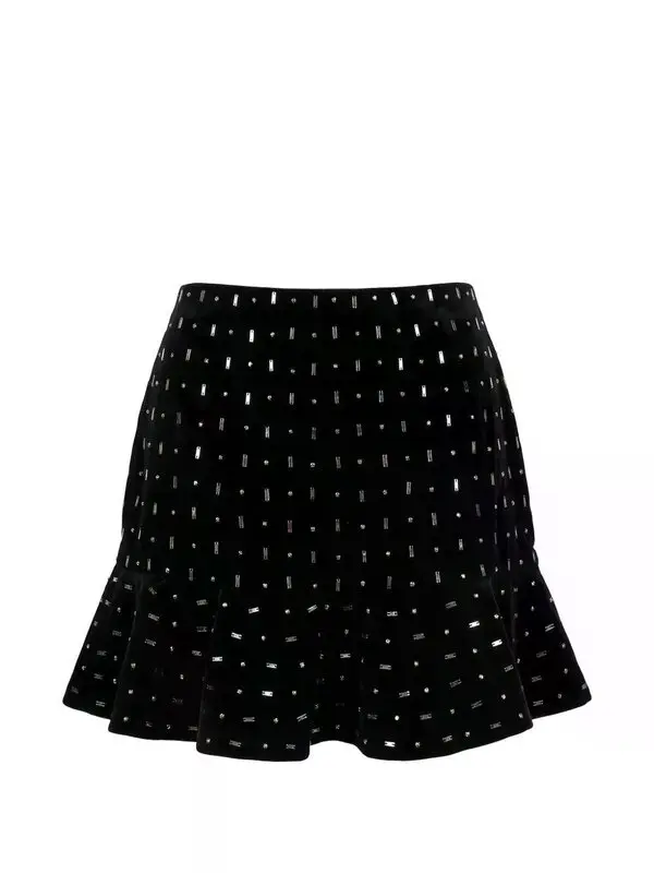 Valentino Garavani Embellished Ruffled Skirt