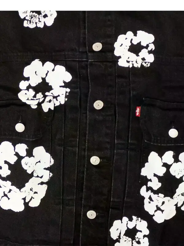 DENIM TEARS Type Ii Print Denim Jacket