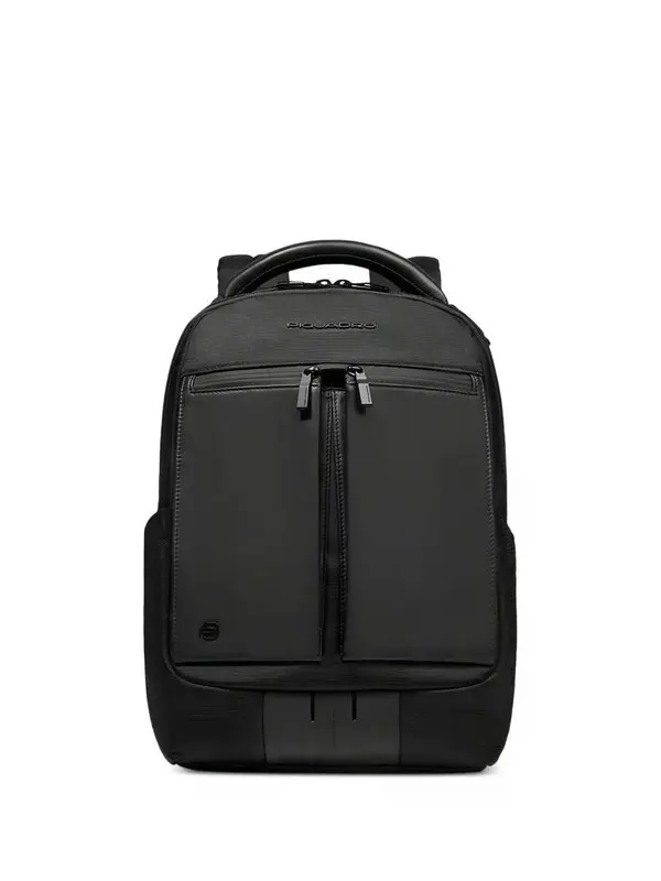 PIQUADRO Logo-plaque Panelled Backpack