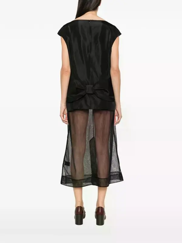 Simone Rocha Bow-detail Peplum Top