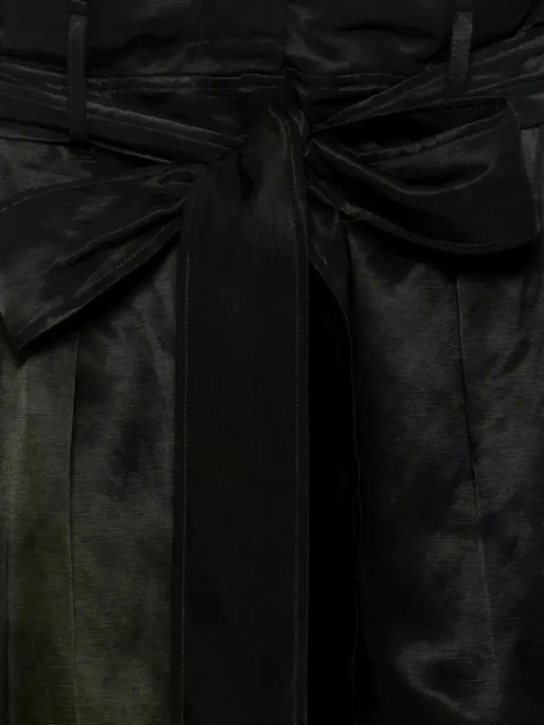 JIJIL Paperbag Waist Belted Shorts