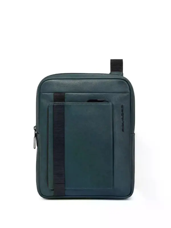 PIQUADRO Logo-embossed Messenger Bag