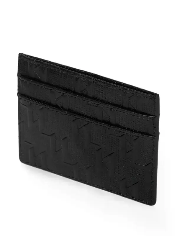 Karl Lagerfeld Monogram Perforated Card Holder