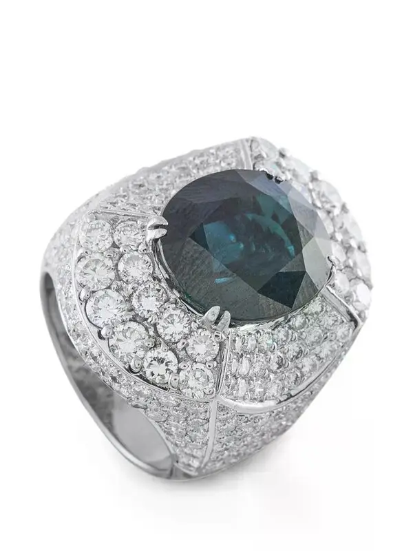 LB EXCLUSIVE Sapphire And Diamond Ring