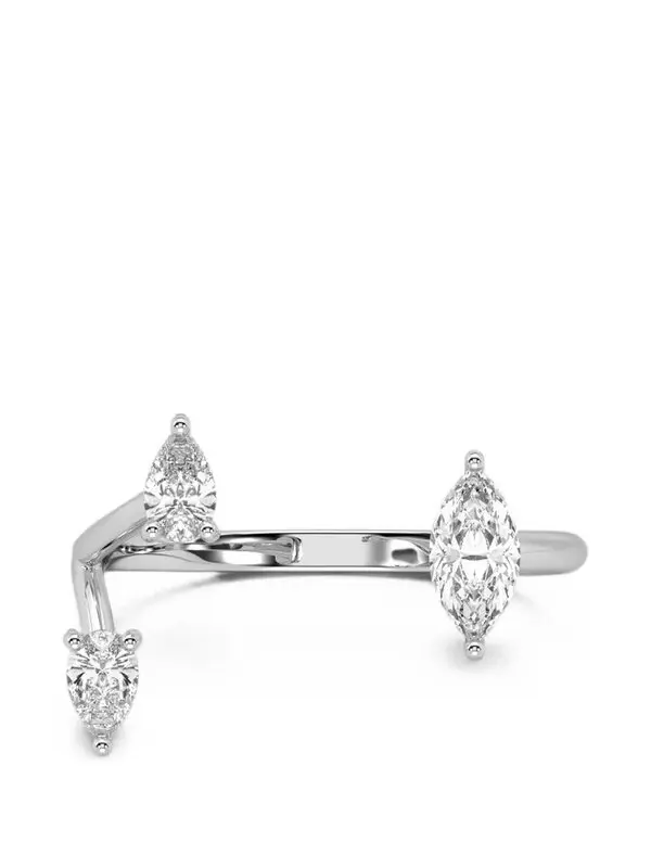SOLO FOR DIAMONDS Diamond-embellished Wrap Ring