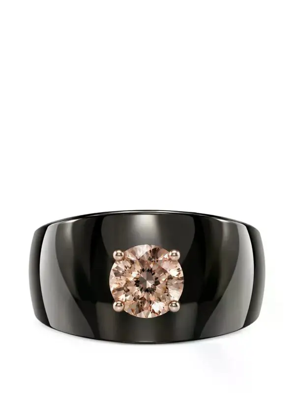 SOLO FOR DIAMONDS Round-cut Pink Diamond Ring
