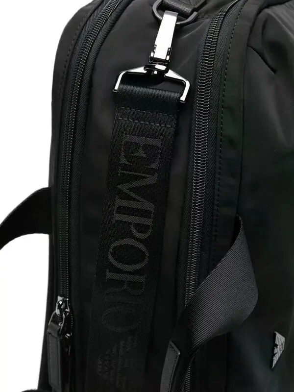 Emporio Armani Logo Plaque Multi-way Backpack