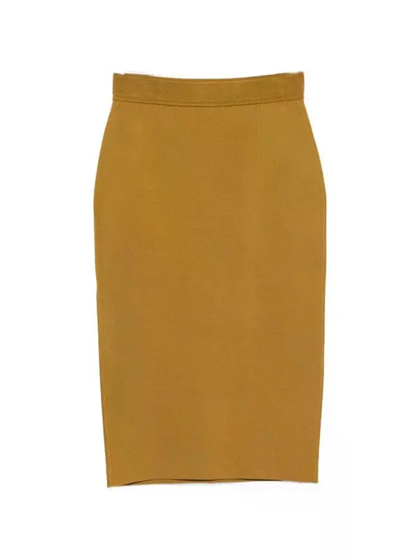 TOM FORD Belted Knit Midi Skirt